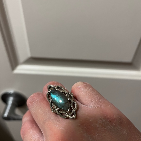 Nicky Butler | Jewelry | Nicky Butler Silver Ring With Iridescent Blue ...